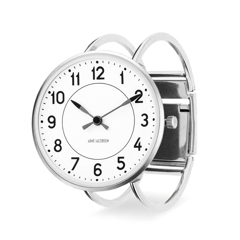 Arne Jacobsen Station Watch Medium 40mm with Bangle Strap 53402-2018