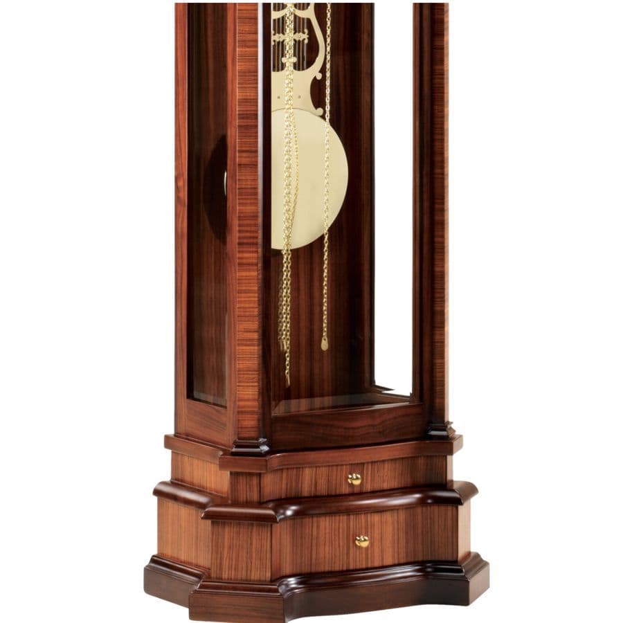 Billib Elise Grandfather Clock in Walnut Finish