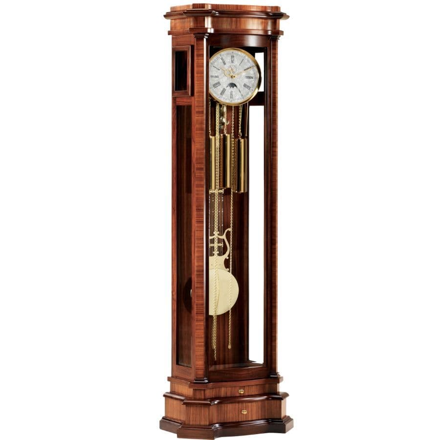 Billib Elise Grandfather Clock in Walnut Finish