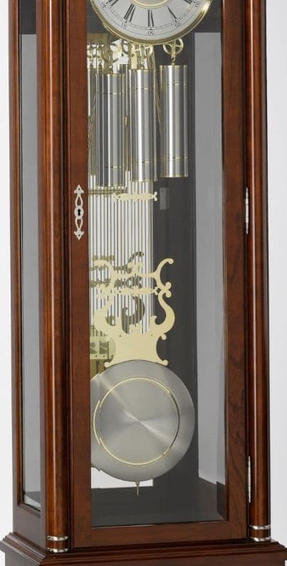Billib Fulton Grandfather Clock in Mahogany Finish