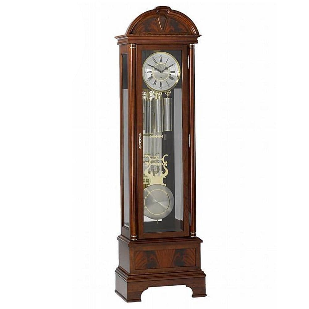 Billib Fulton Grandfather Clock in Mahogany Finish