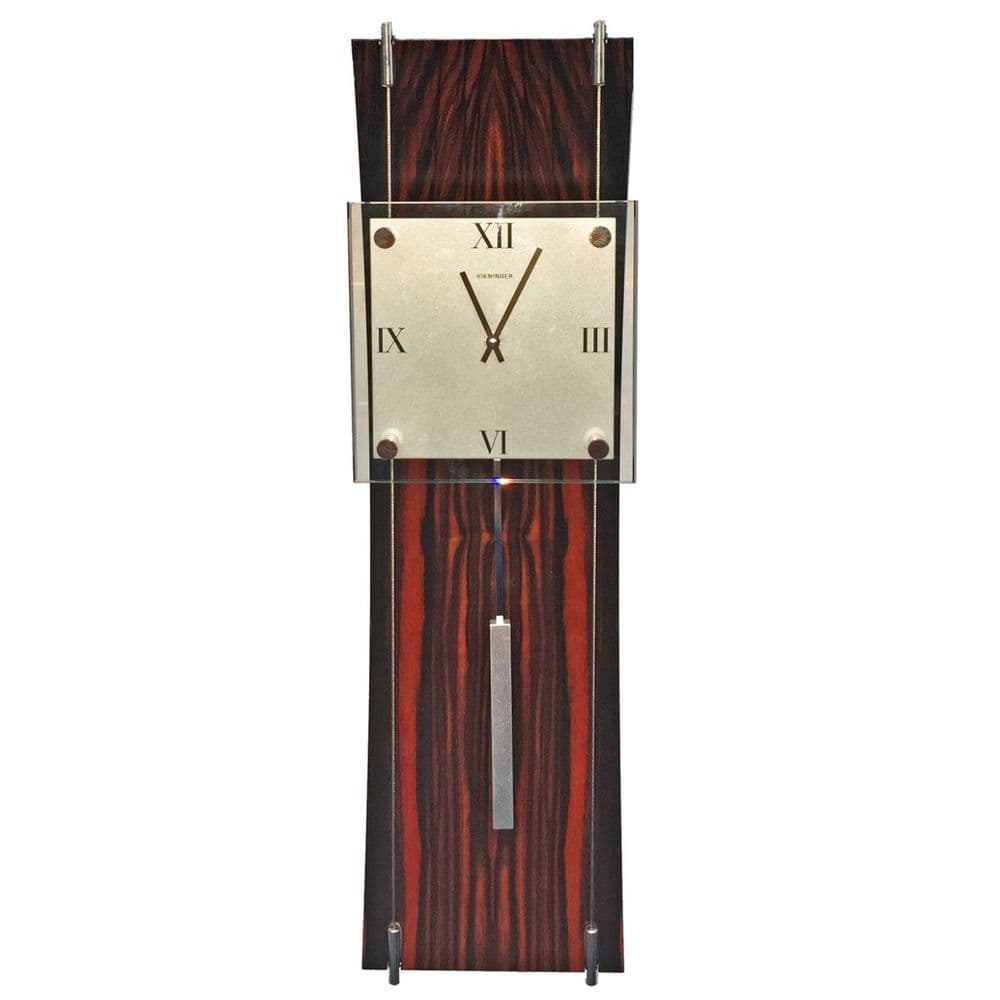 Billib K Clock Contemporary Quartz Wall Clock Ebony