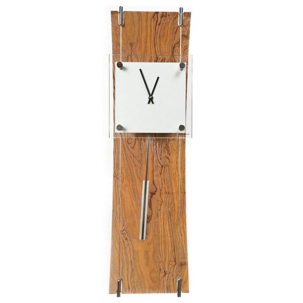 Billib K Clock Contemporary Quartz Wall Clock Natural