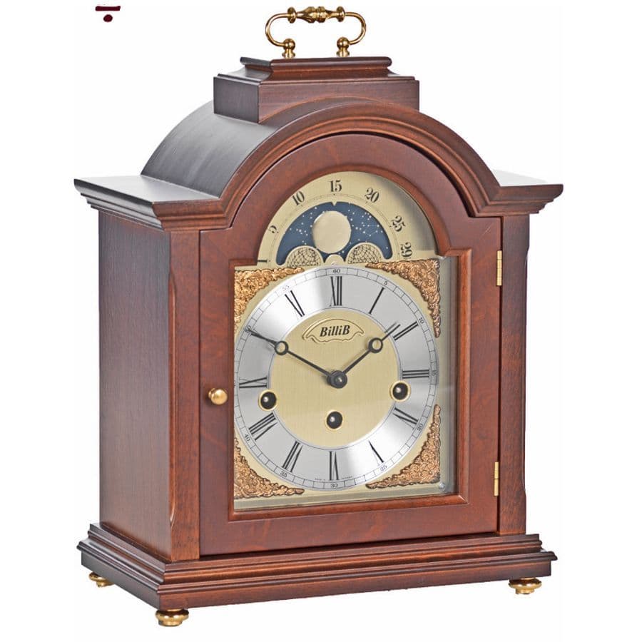 Billib Linton Mantel Clock in Walnut Finish