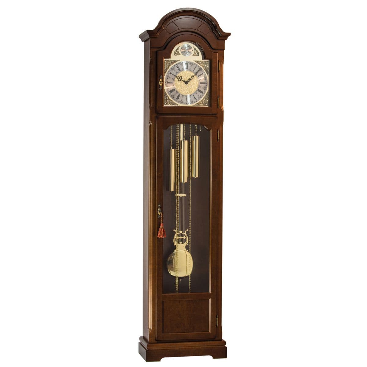 Billib Mansfield Grandfather Clock in Walnut Finish