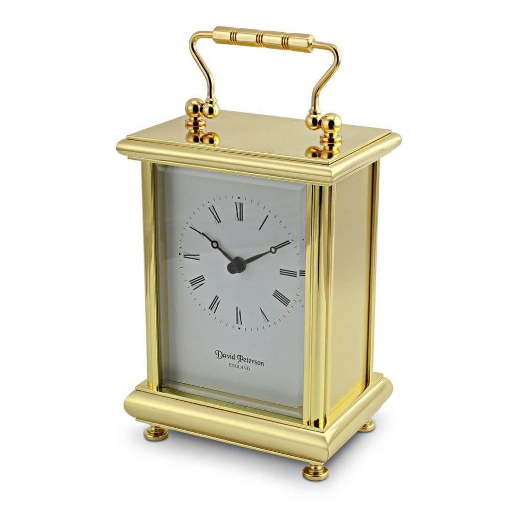 David Peterson Q/BT Boite Carriage Clock with Quartz Movement