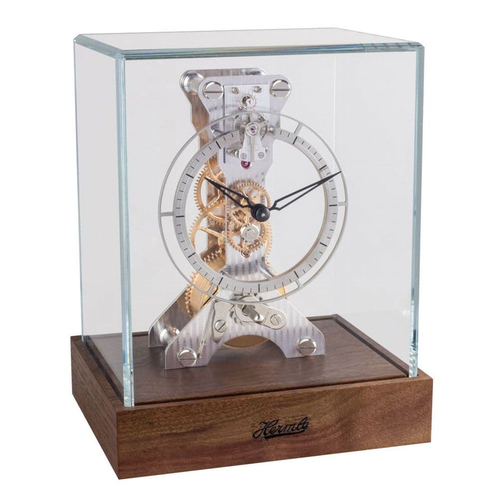 Hermle 23051-087762 Walnut Table Clock