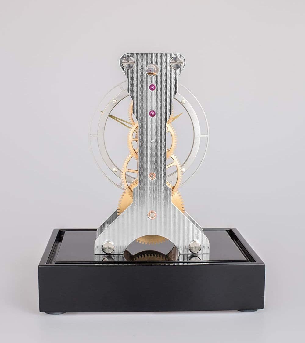 Hermle 23051-747762 Modern Black Table Clock