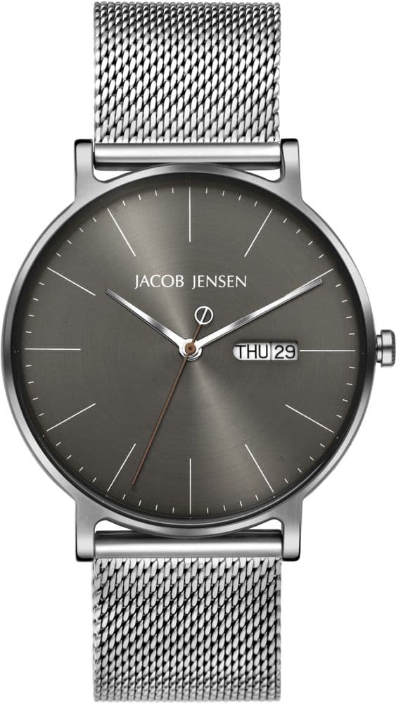 Jacob Jensen 169 Mesh Stainless Steel Strap Watch JJ169