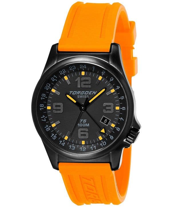 Torgoen Swiss T5 Series Pilot Watch 24Hr Dual Time T05307