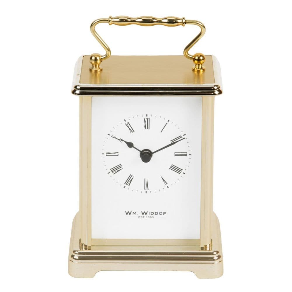 Widdop Quartz Gold Carriage Clock W4307