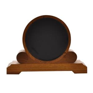 Widdop Quartz Wooden Barrel Mantel Clock W2649W