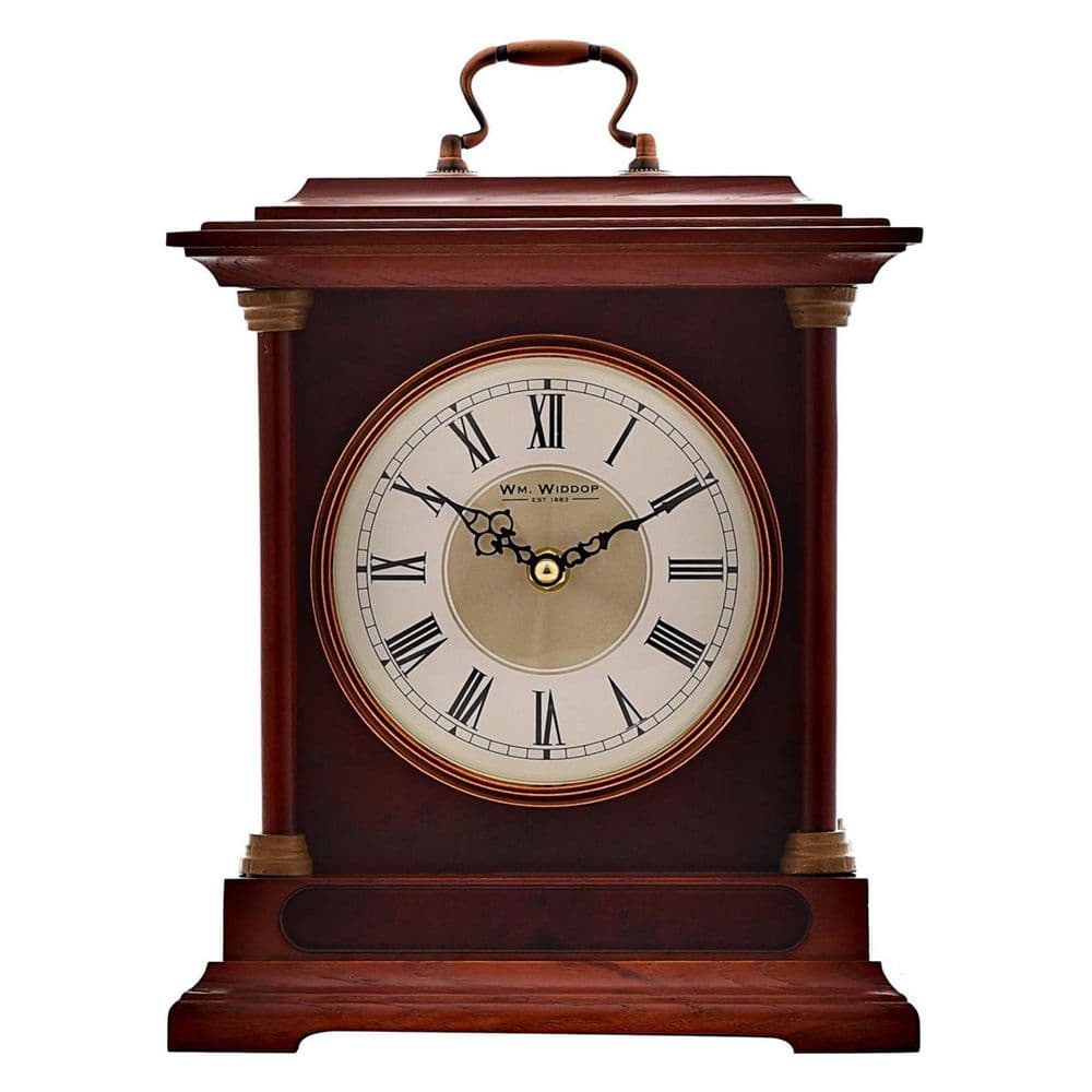 Widdop Wooden Mantel Clock with Handle W2891