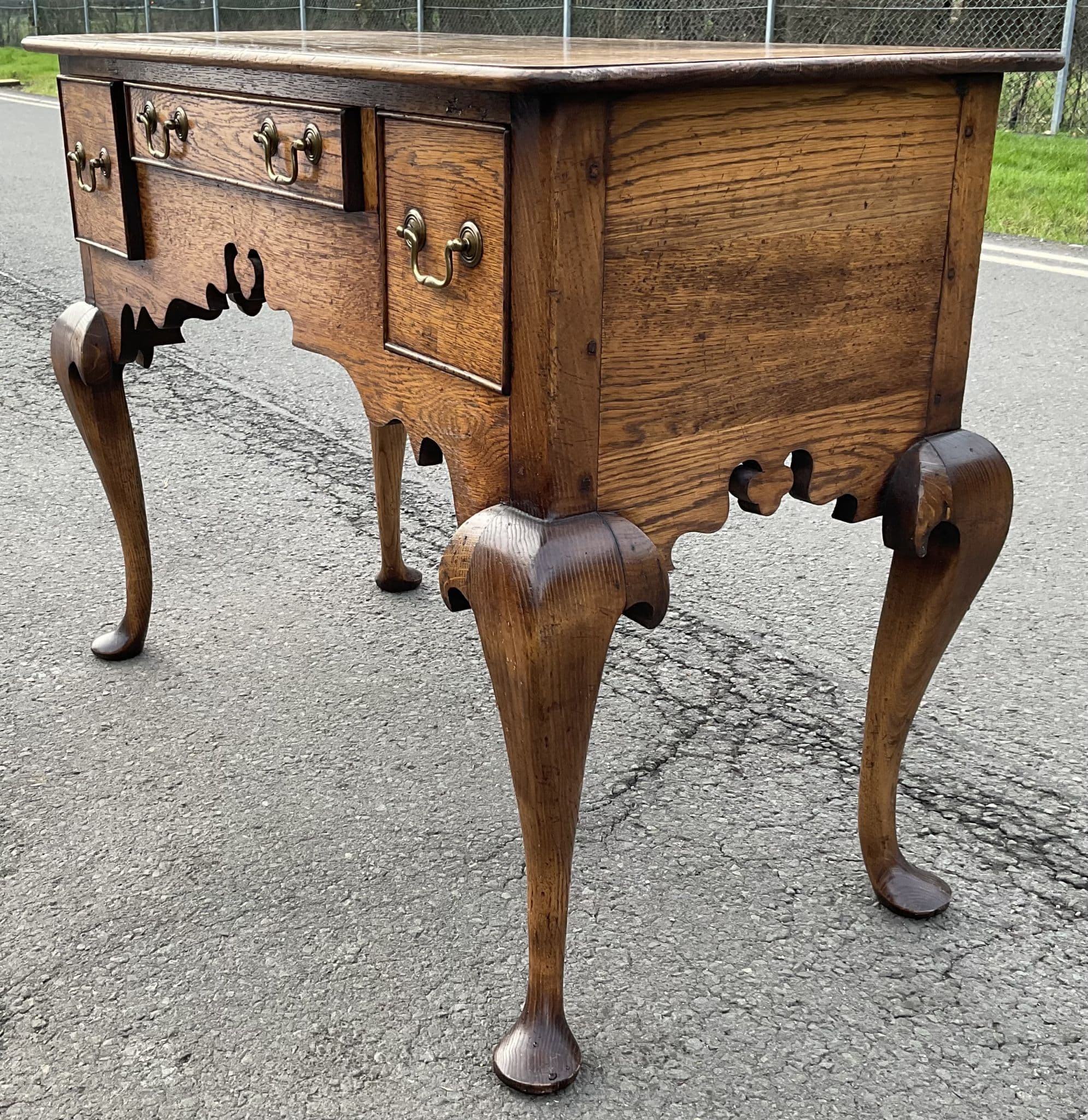Georgian Style Light Oak Side Table