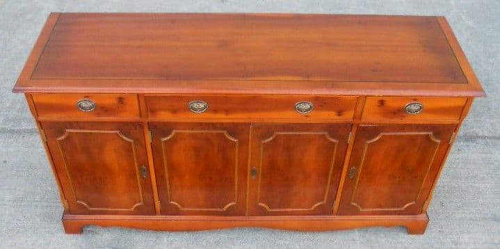 Georgian Style Yew Sideboard Base - SOLD