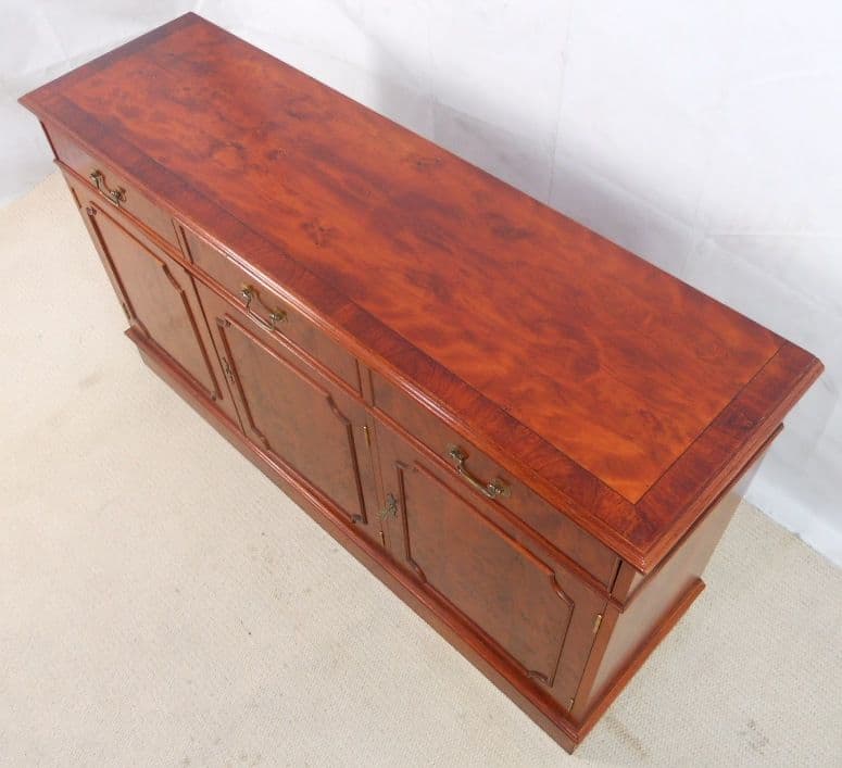 Georgian Style Yew Sideboard Cupboard Base - SOLD