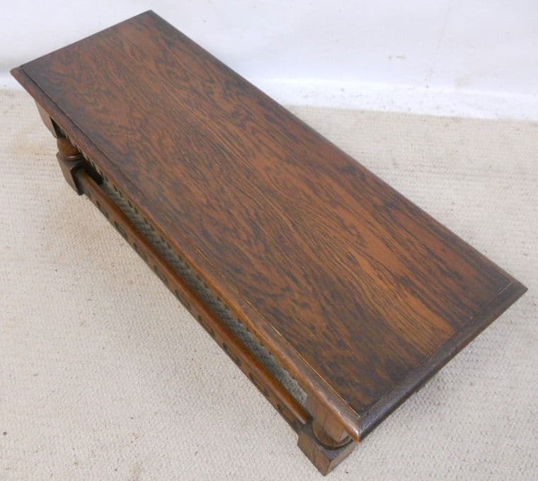 Heavy Oak Long Footstool