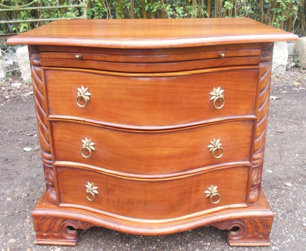 Mahogany Small Deep Chest of Drawers