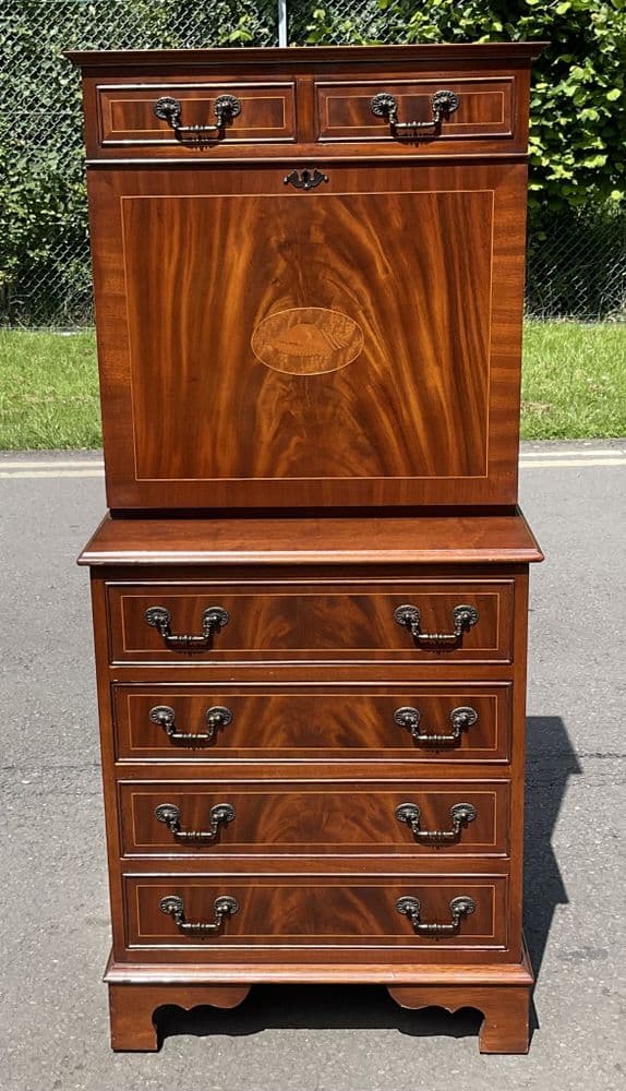 Mahogany Writing Cabinet