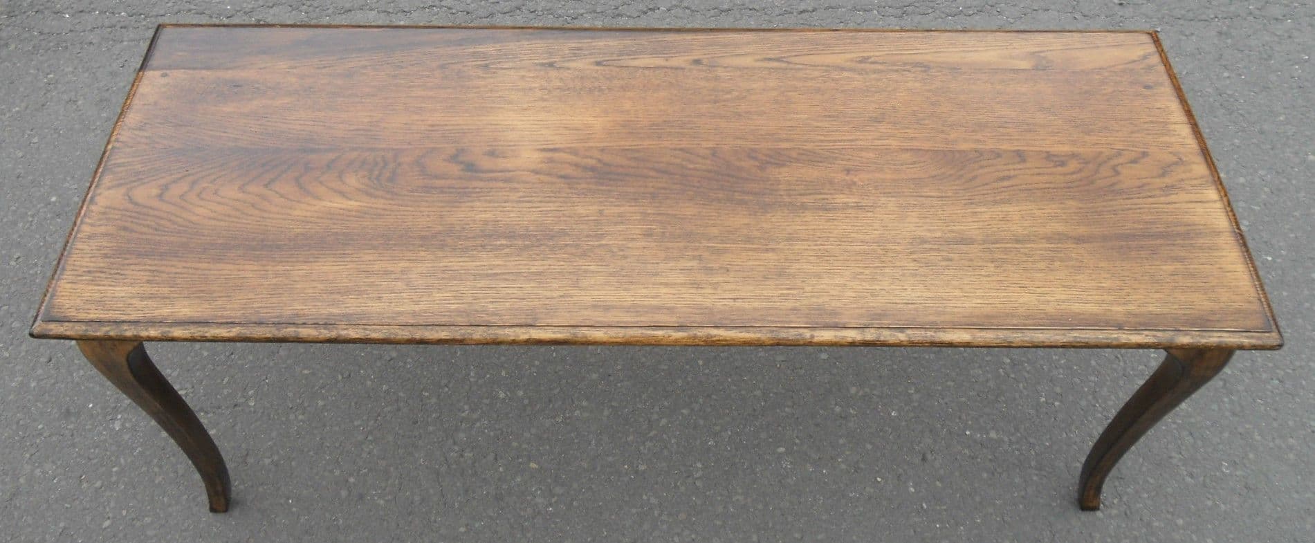 Oak Long Coffee Table