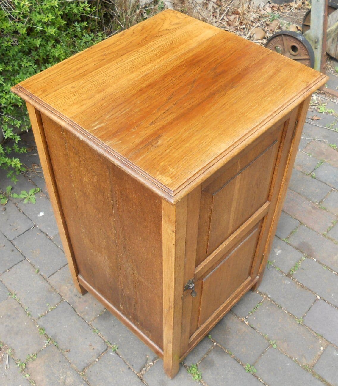 Oak Panelled Small Cupboard