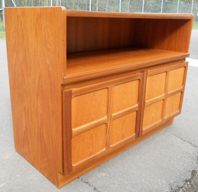 Retro Teak Side Cabinet Cupboard by Nathan