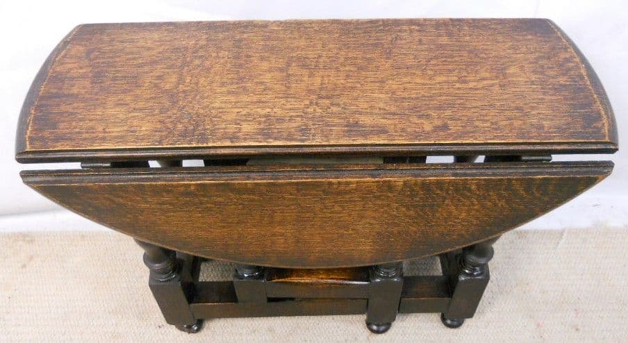 Small Oak Gateleg Coffee Table