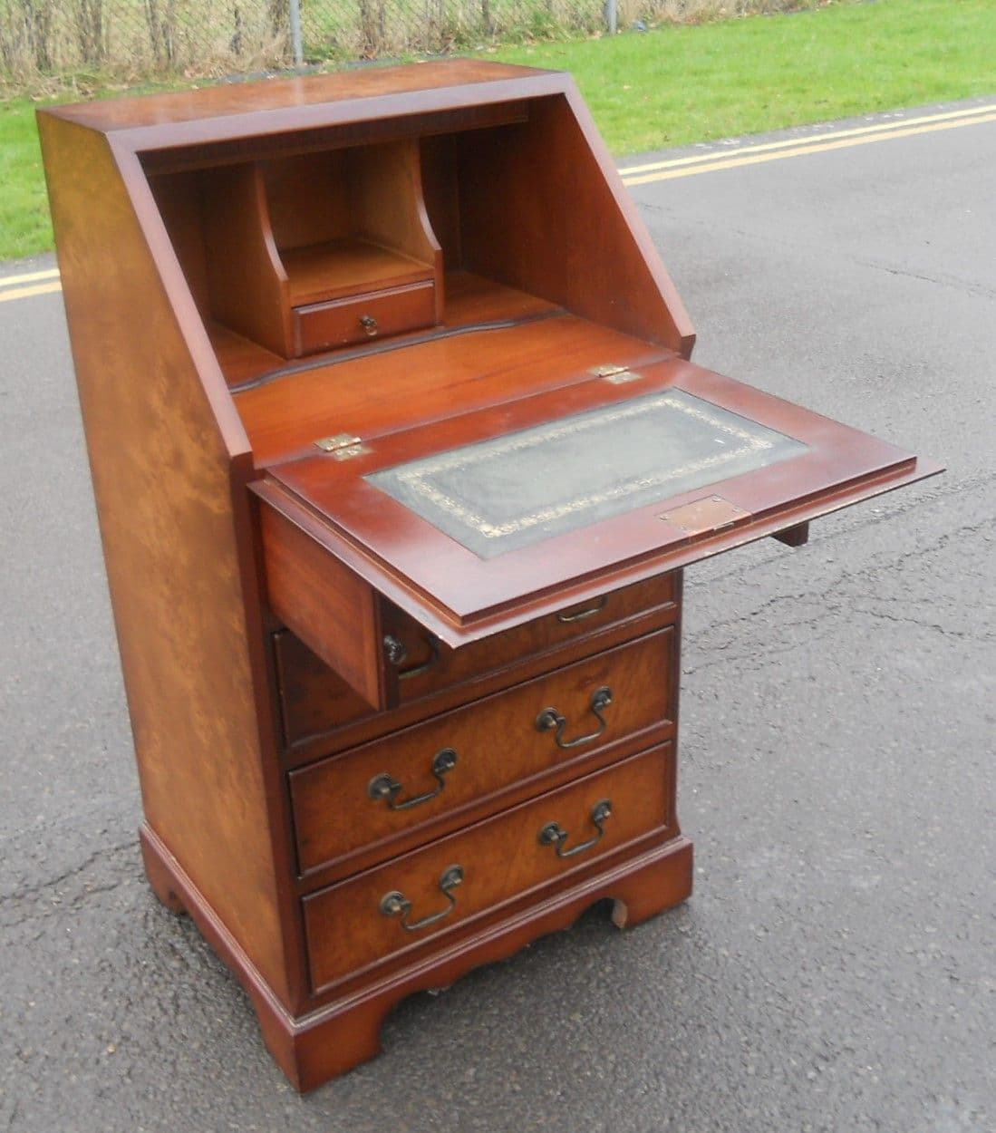 SOLD - Small Georgian Style Mahogany Writing Bureau