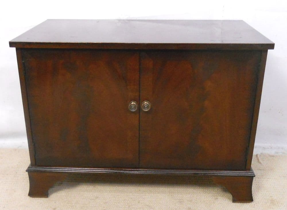SOLD - Small Low Mahogany Cupboard