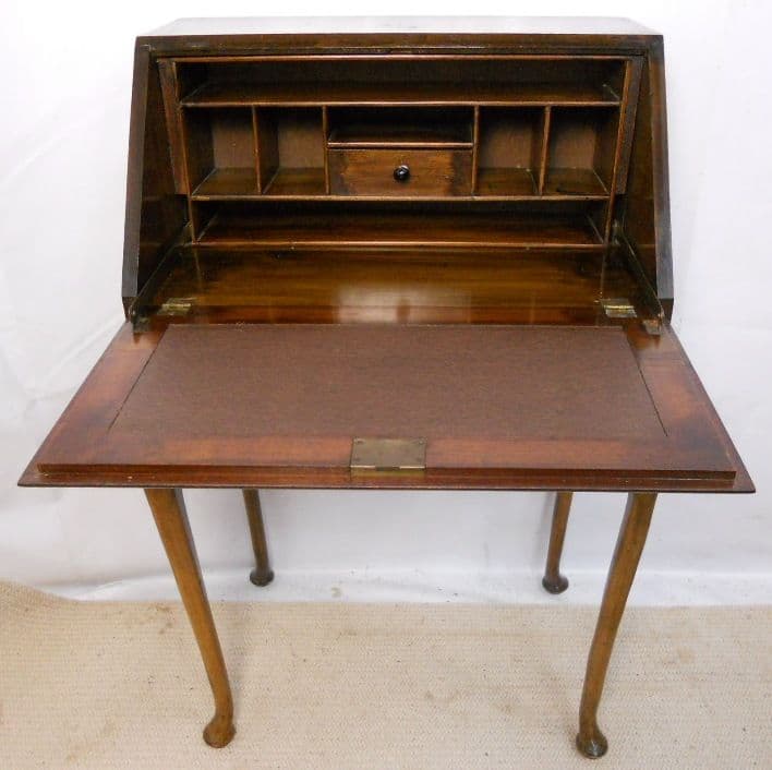 Walnut Ladies Writing Bureau Desk - SOLD