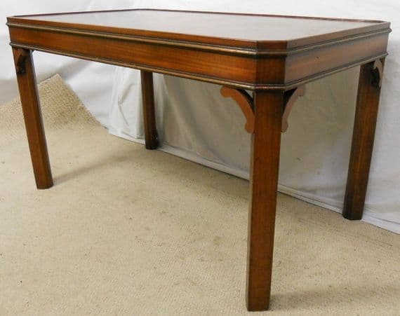 Walnut Long Rectangular Coffee Table