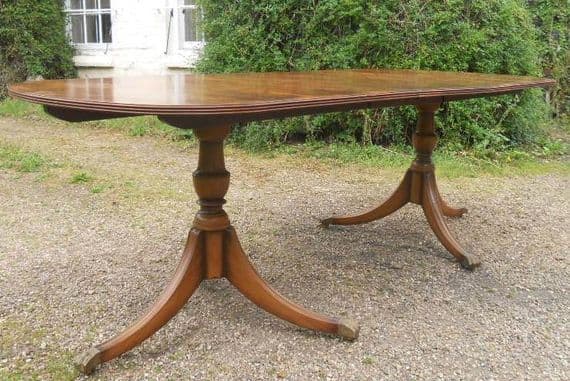 Yew Extending Dining Table to Seat Eight by Rackstraw