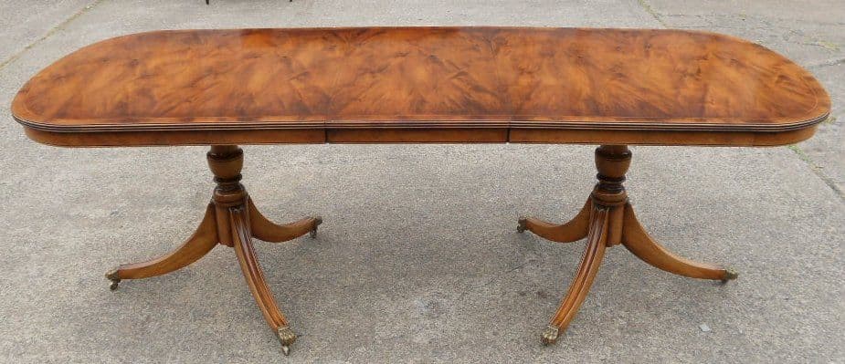 Yew Extending Dining Table to Seat Eigth to Ten People by Rackstraw - SOLD