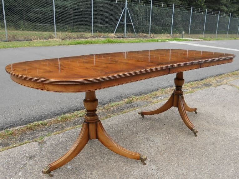 Yew Extending Dining Table to Seat Eigth to Ten People by Rackstraw - SOLD