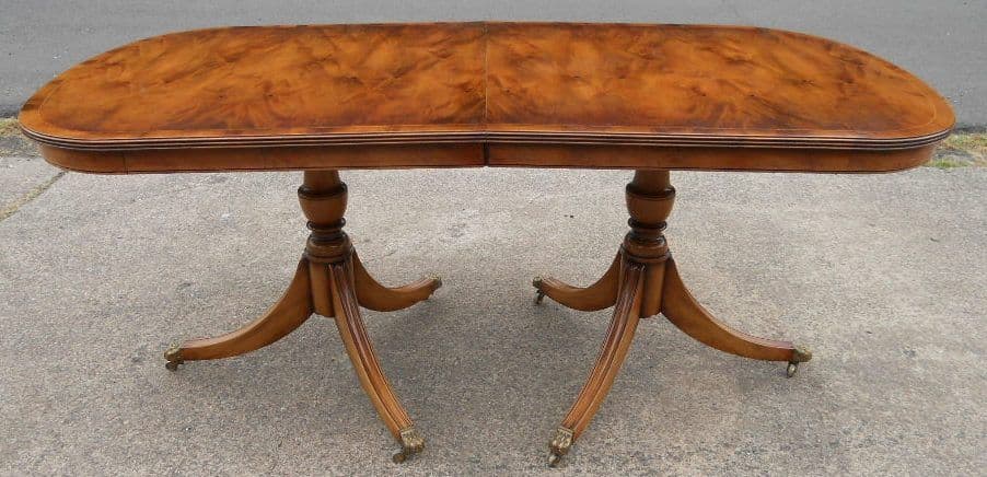 Yew Extending Dining Table to Seat Eigth to Ten People by Rackstraw - SOLD