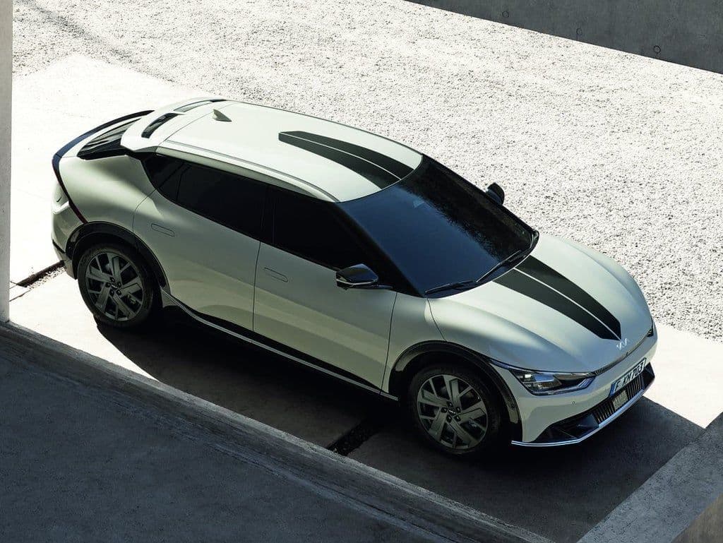 Kia EV6 Decals Racing Stripes Black