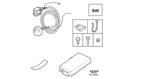 Volvo 13 Pin Towbar Wiring & Trailer Module - V40CC 2013 Onwards