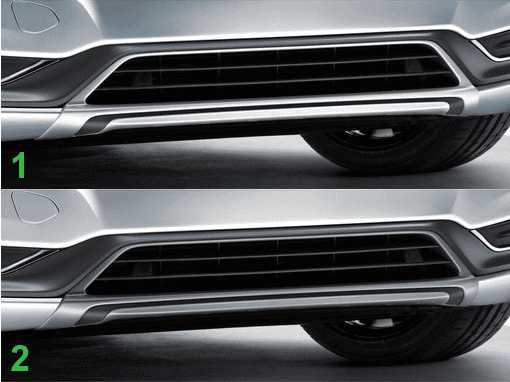 Volvo Decor Spoiler Front Bumper V60 Up To 2018