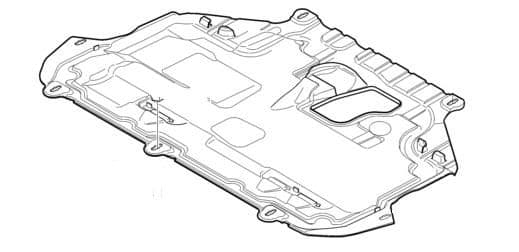 Volvo Engine under tray - S40/V50/C70/C30 2 0 Litre Diesel 136bhp