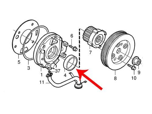 Volvo Front Crank Seal 6842273