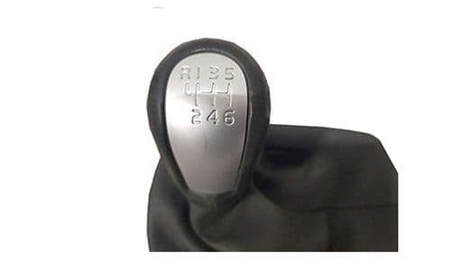 Volvo Gear Shift Knob Sport Leather With Aluminium Inlay S40/V50 04-