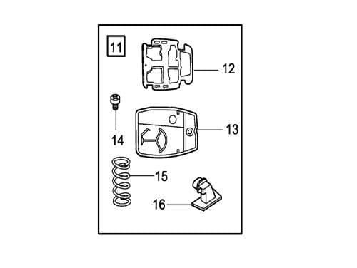Volvo Remote Control Repair Kit for 30772194
