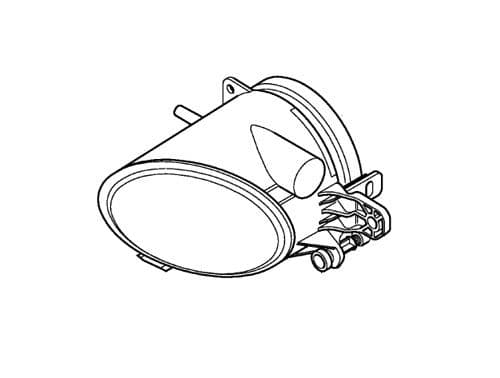 Volvo Right Hand Front Fog Lamp 30764931