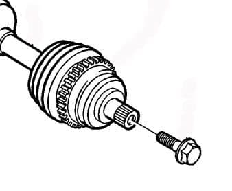 Volvo S80 Up To 2006 & V/XC70 Up To 2008 - Driveshaft Bolt