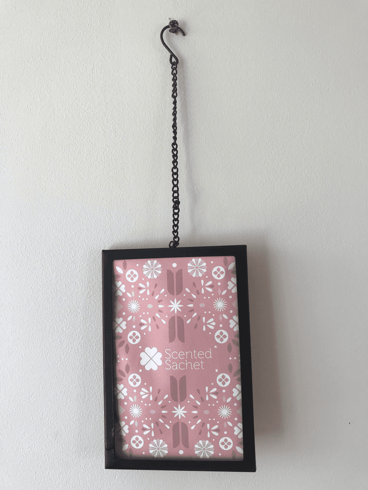 Black Scented Sachet Hanging Frame Sachet Not Included