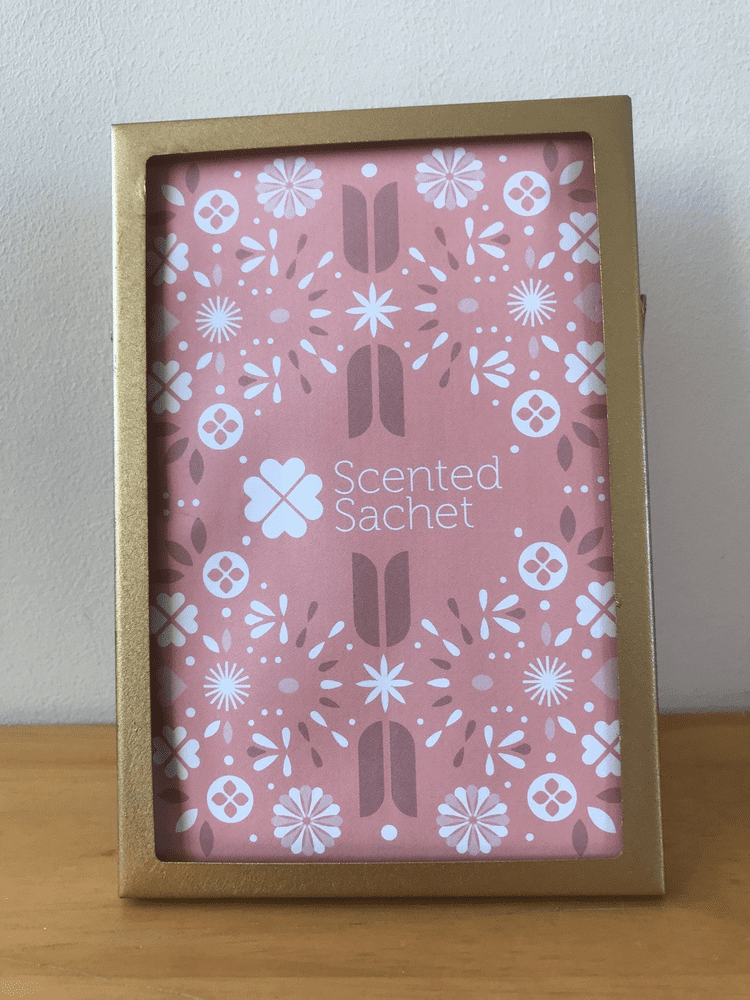 Gold Scented Sachet Standing Frame Sachet Not Included