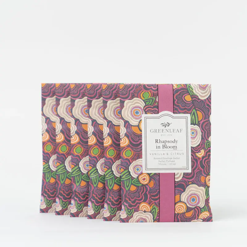 Pack of 6 Large Scented Sachet Rhapsody In Bloom