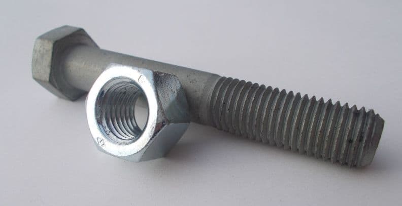 Pack of Four Radius Arm Fixing Bolts and Nuts 6302-4