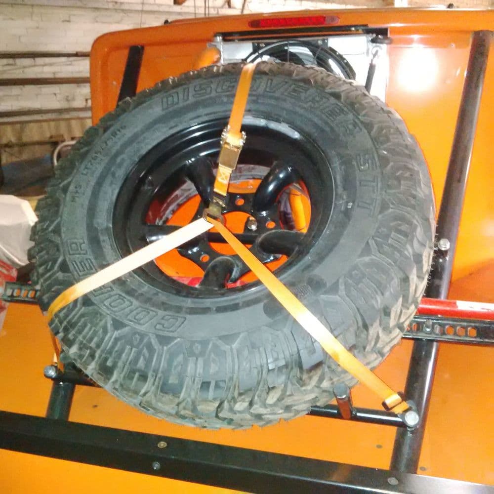 Spare Wheel Retaining Strap fixed