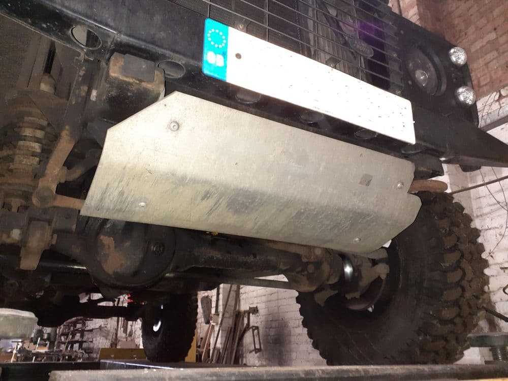 Steering Guard Defender Basic Aluminium